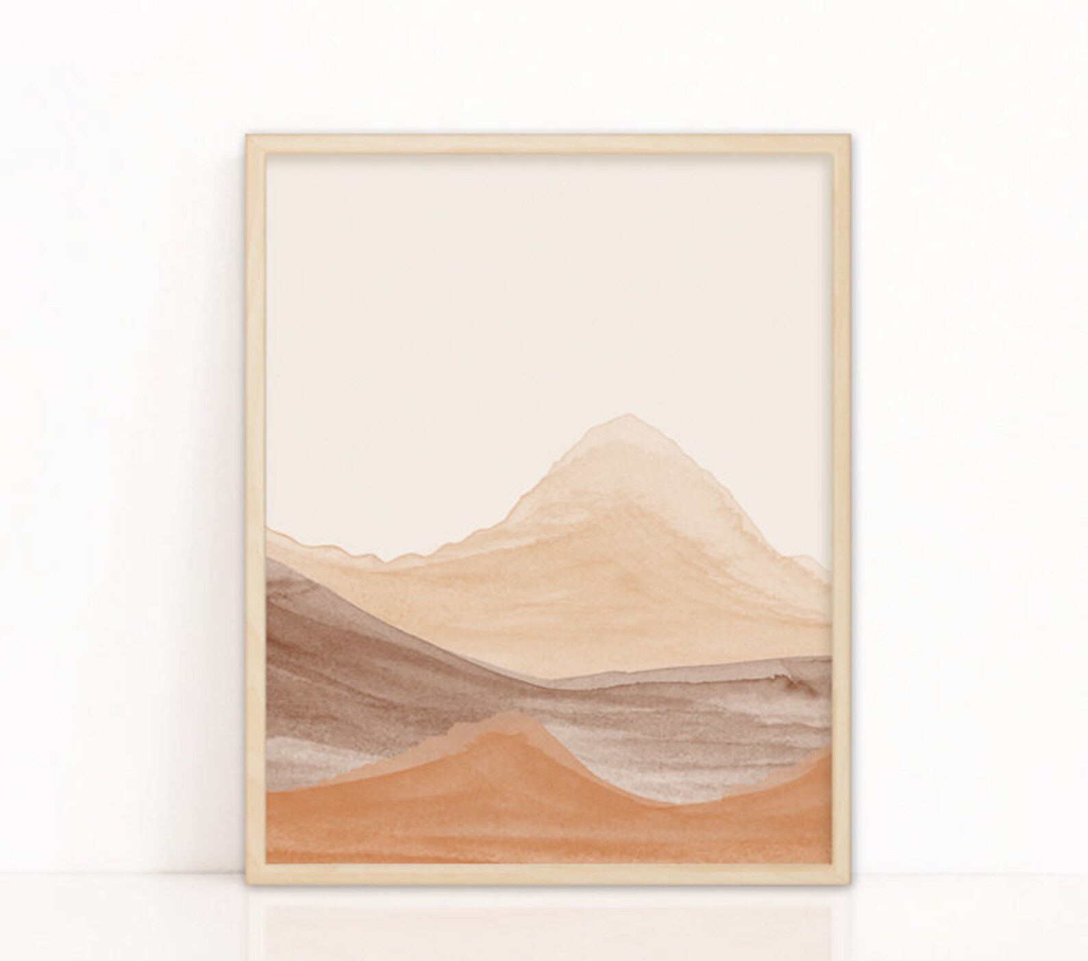 Boho Wall Art Boho Decor Mountain Sun Boho Rising Sun | Etsy