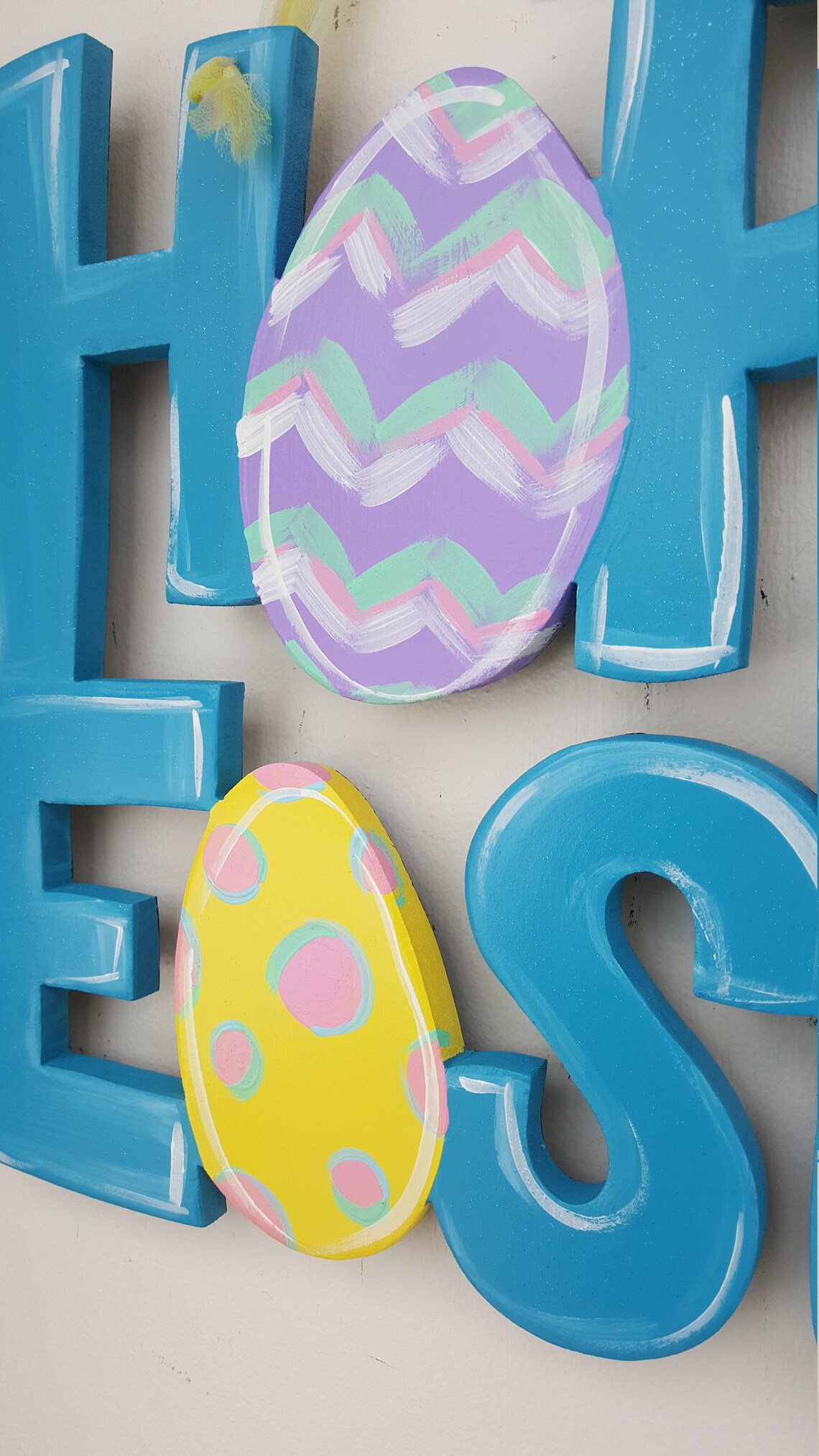 Happy Easter Door Hang in Any Colors You Want - Etsy