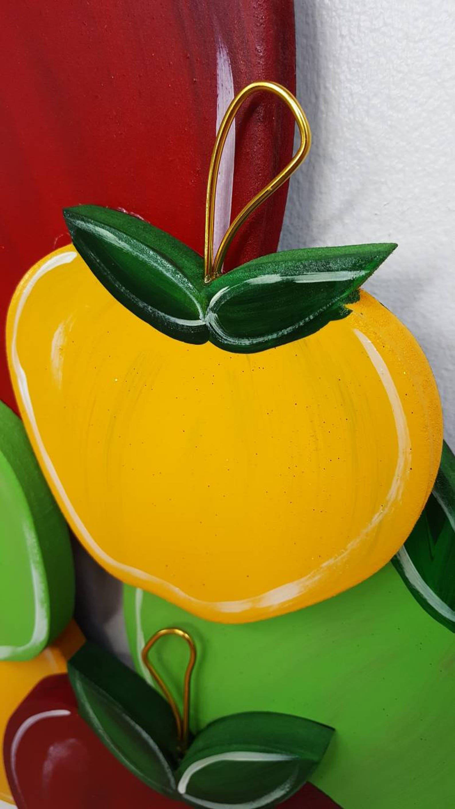 Cluster of Fall Apples 3D Door Hang in Any Colors You Want Even All 1 ...