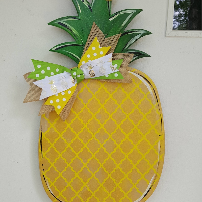 Pineapple Door Decor - Etsy