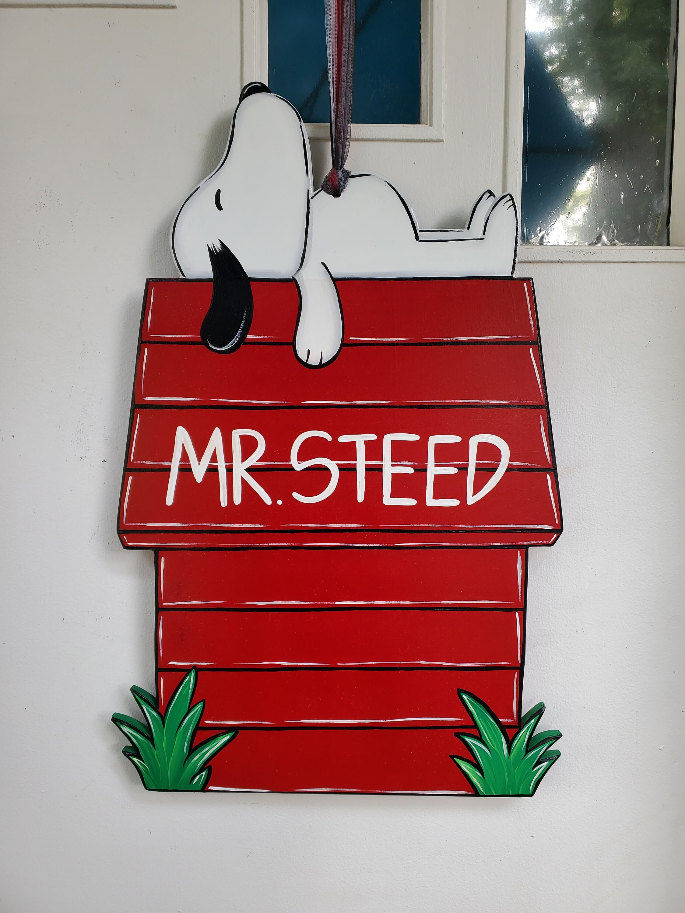 Snoopy Dog House Door
