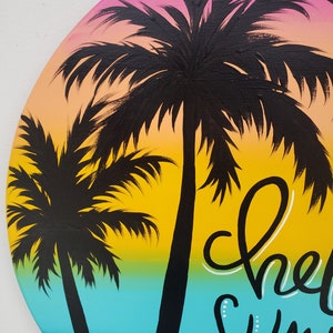 Hello Summer 18" Round Door Hang - Etsy