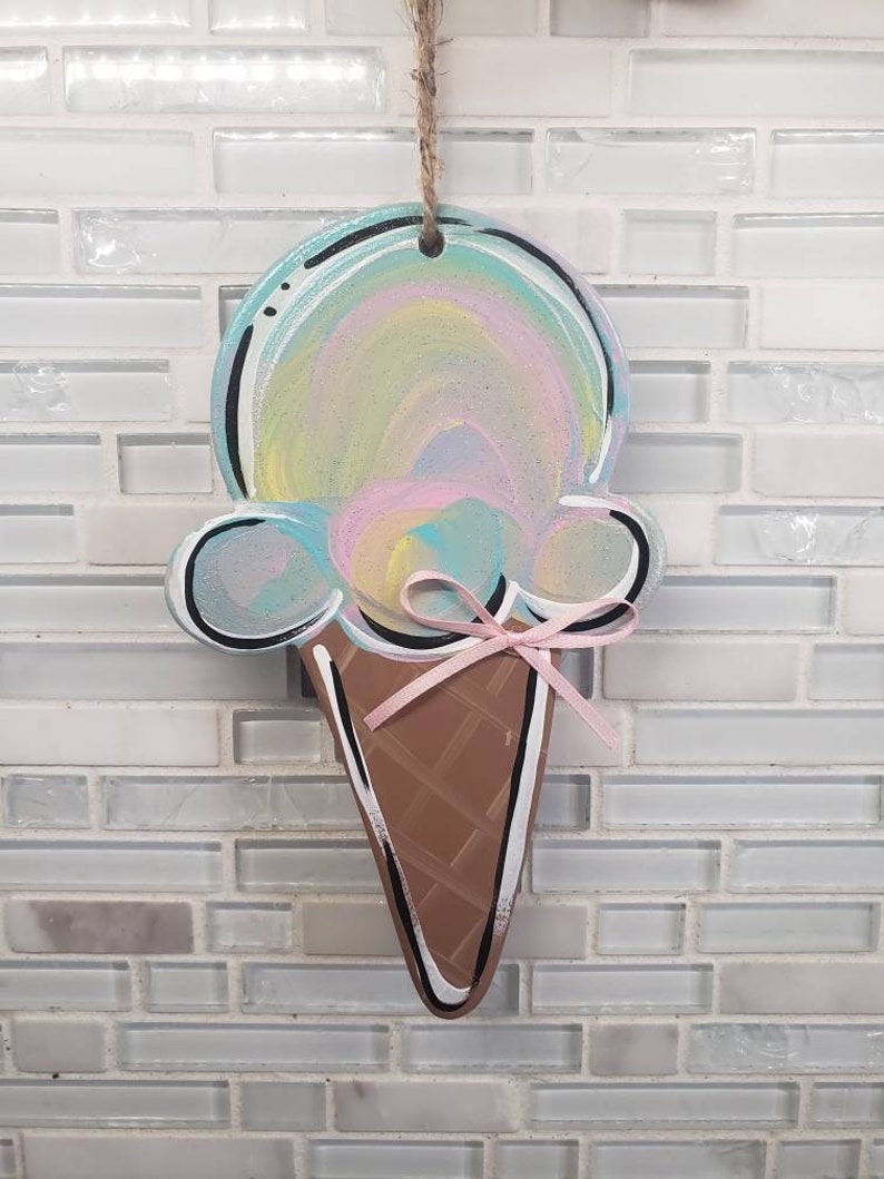 Cubicle Sized Ice Cream Cone Hang in a Variety of Colors - Etsy