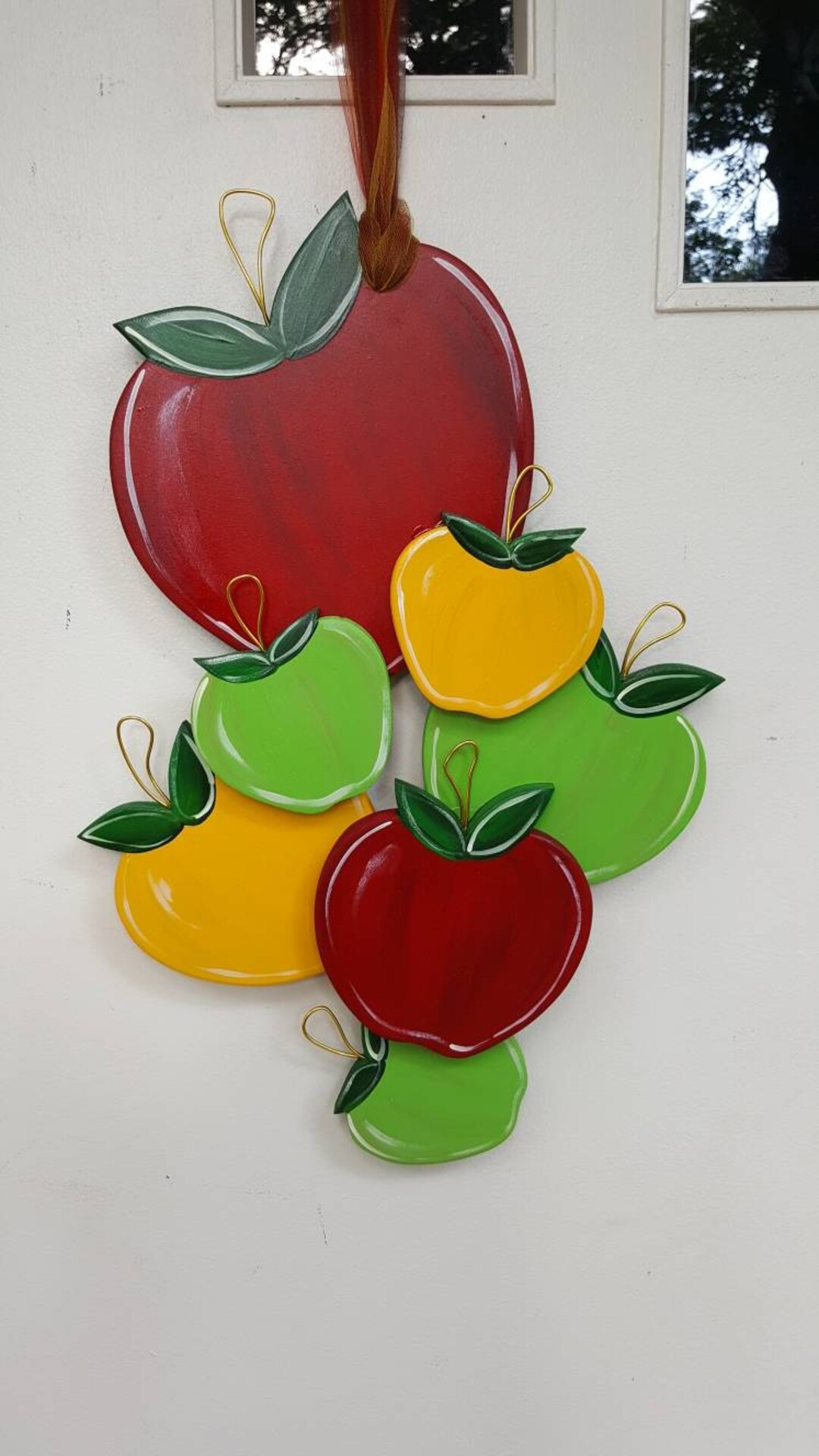 Cluster of Fall Apples 3D Door Hang in Any Colors You Want Even All 1 ...
