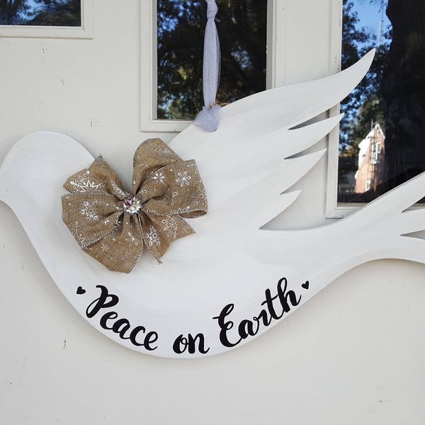 Peace on Earth Sign - Etsy