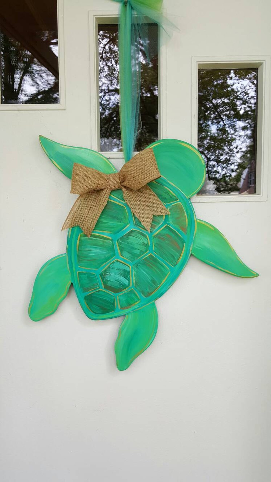 Sea Turtle Door Hang - Etsy