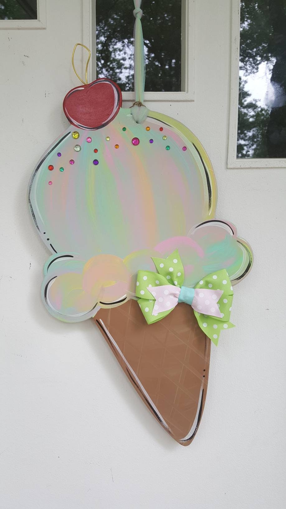 Summer Ice Cream Door Hang in Any Colors You Want | Etsy