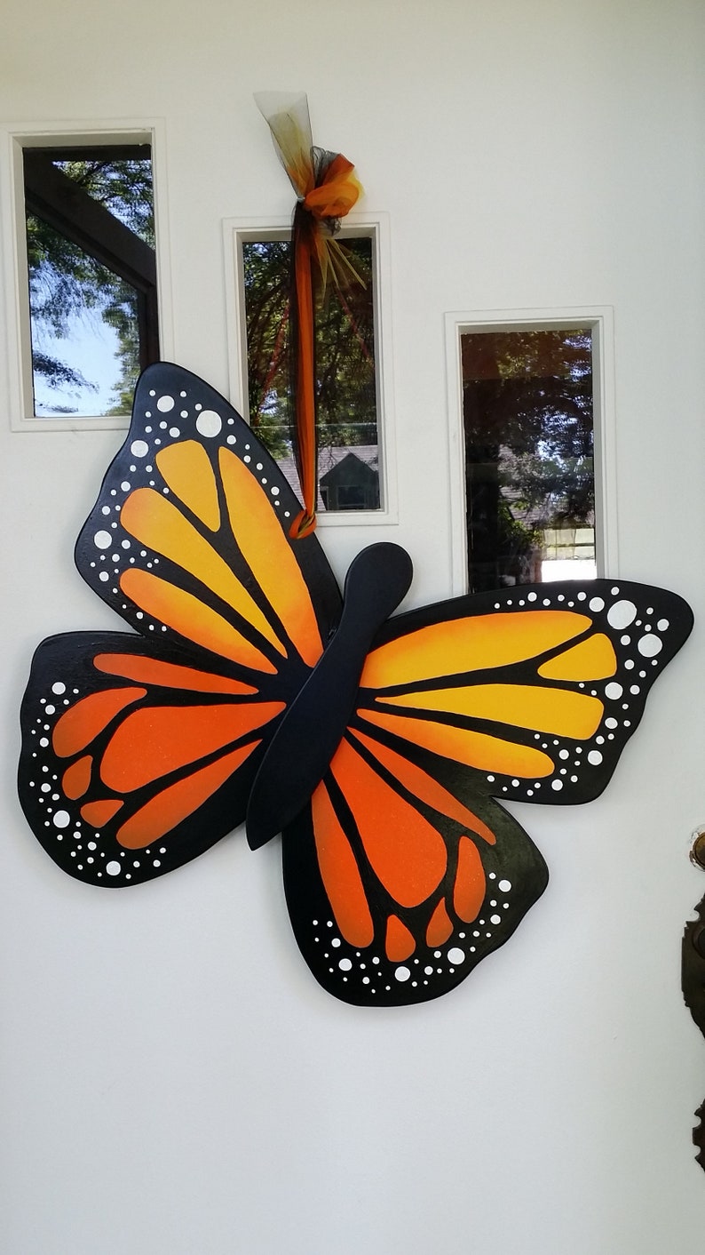 Giant 3D Butterfly Door Hang in 9 Different Varieties - Etsy