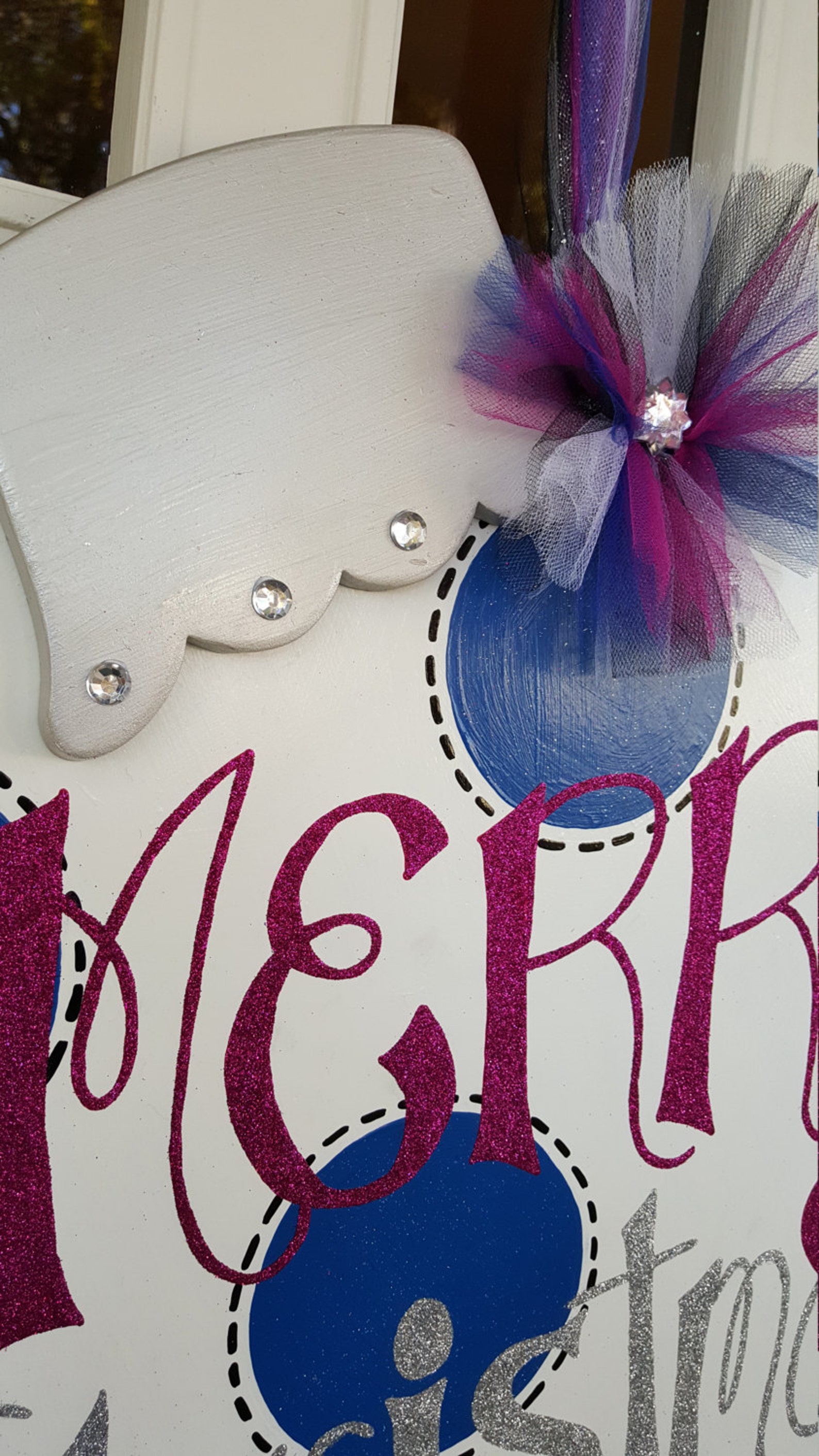 Giant Merry Christmas Ornament 3D Door Hang or Other Sayings - Etsy