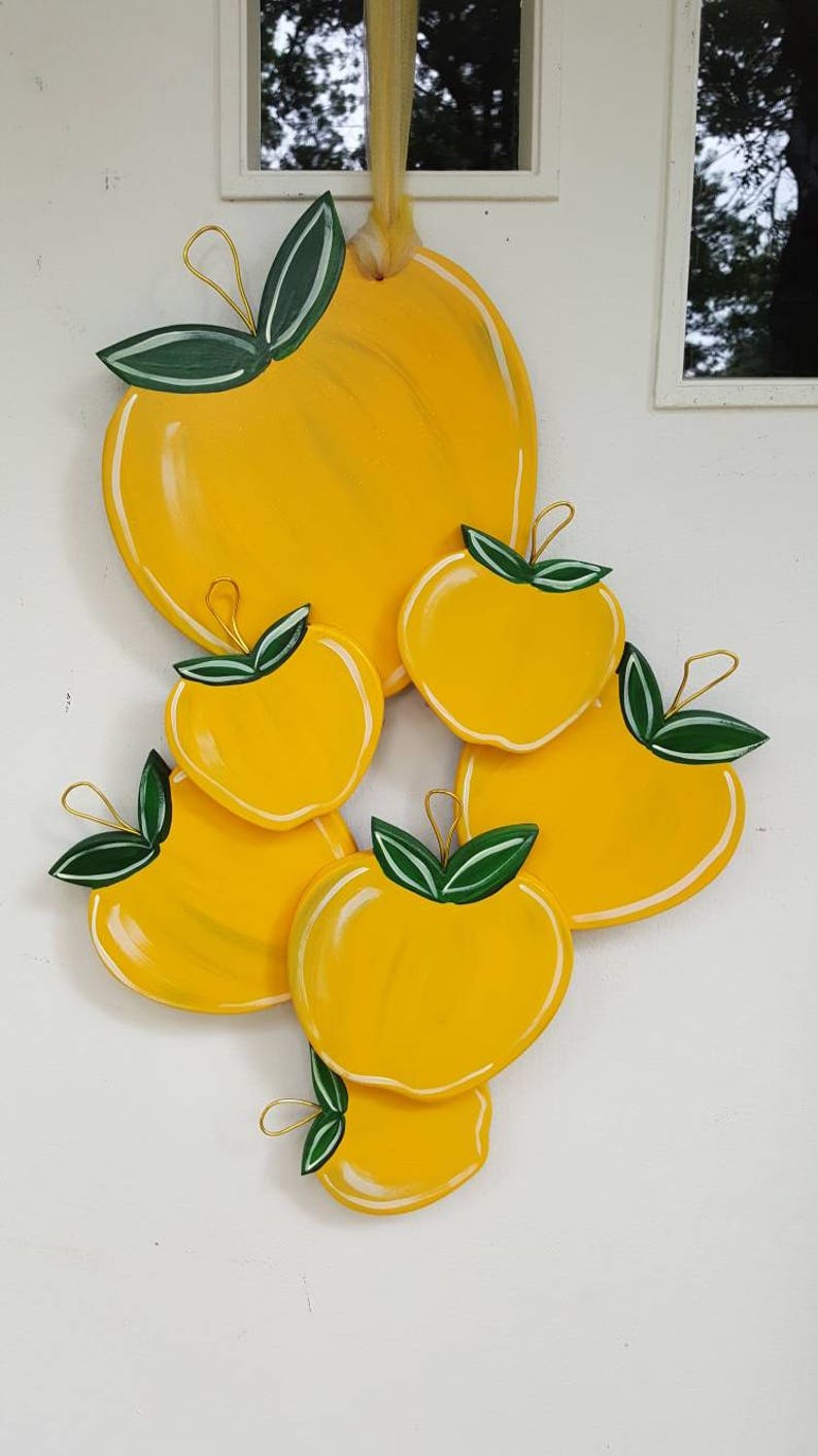 Cluster of Fall Apples 3D Door Hang in Any Colors You Want Even All 1 ...