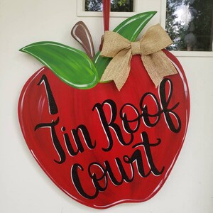 Giant Fall Apple Door Hang in Any Color You Want - Etsy