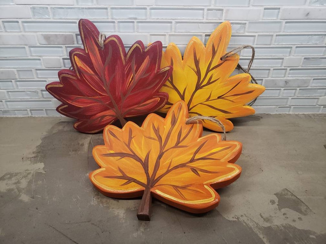 Cubicle Sized Fall Leaf Hang in 3 Colors - Etsy