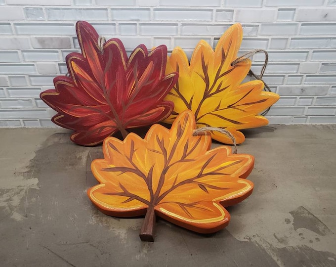 Cubicle Sized Fall Leaf Hang in 3 Colors - Etsy