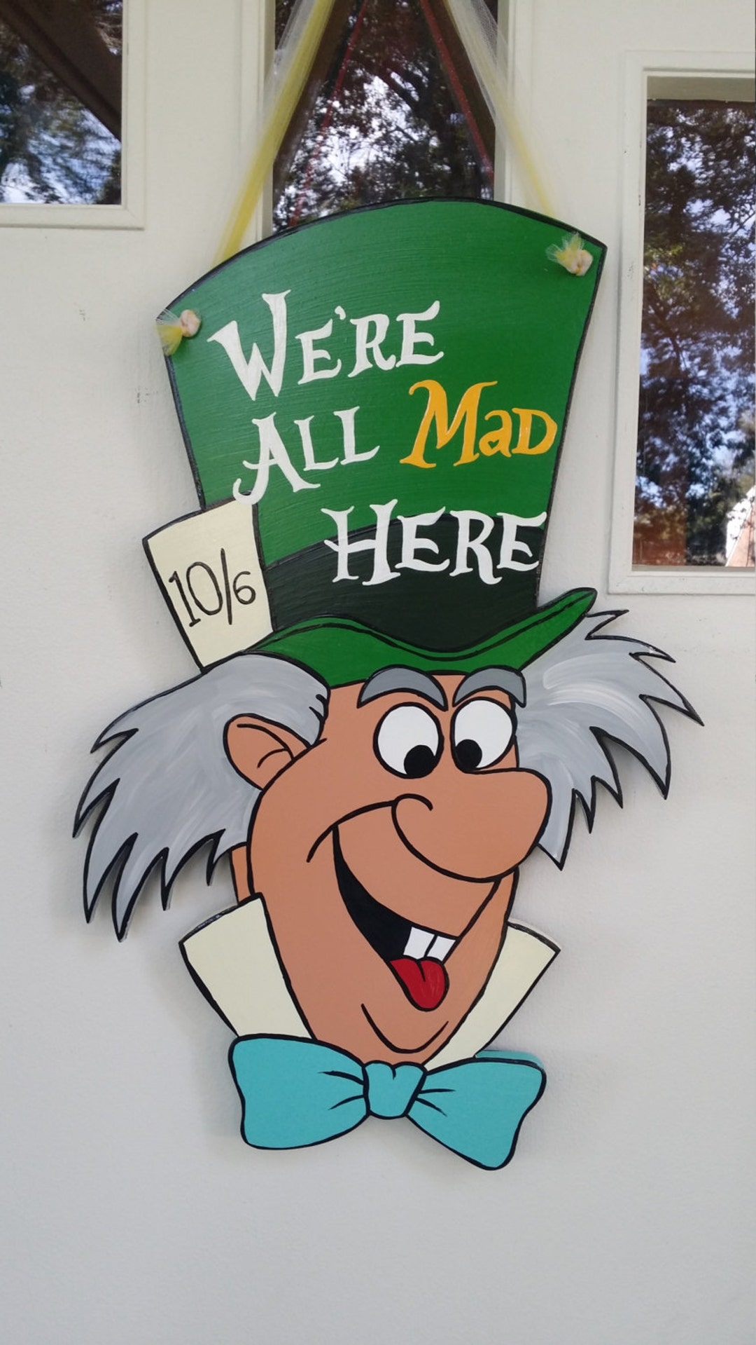 Mad Hatter Door Hang - Etsy