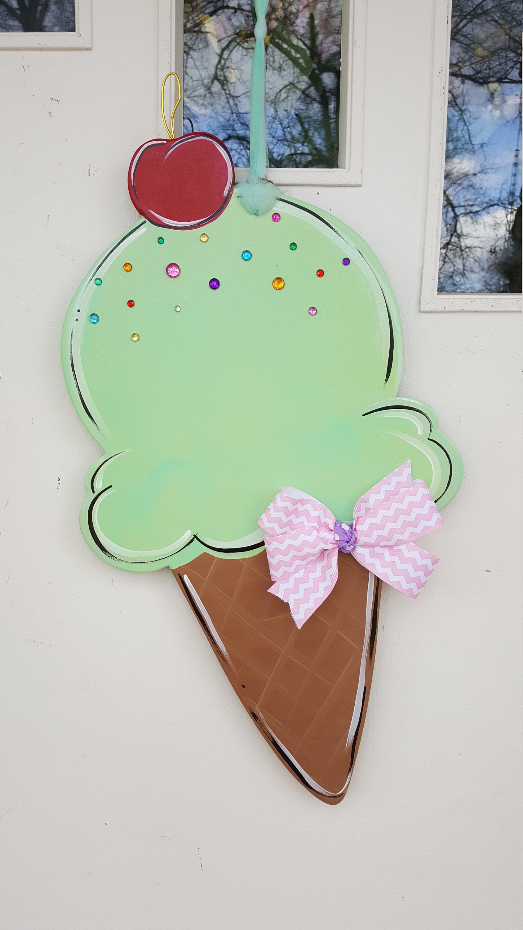 Summer Ice Cream Door Hang in Any Colors You Want | Etsy