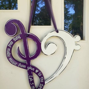 Love Music Door Hang - Etsy