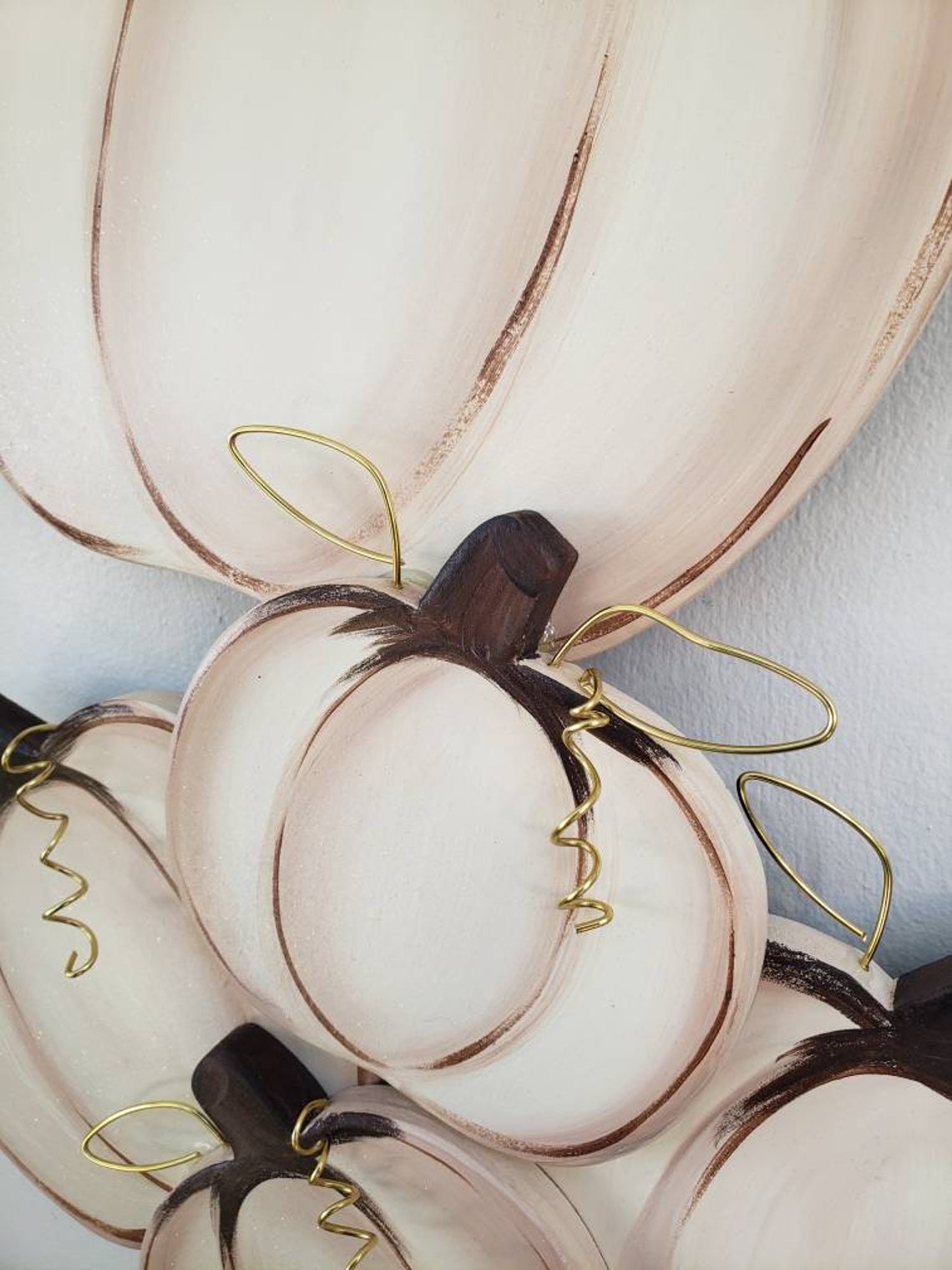 Fall Pumpkin Cluster 3D Door Hang in Several Colors - Etsy