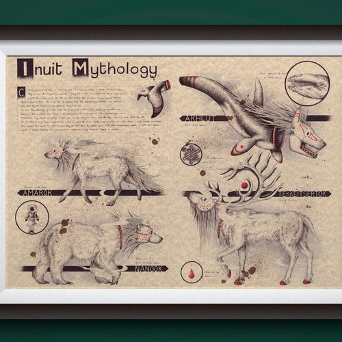 Large Valravn Danish Folklore Art Print - Etsy