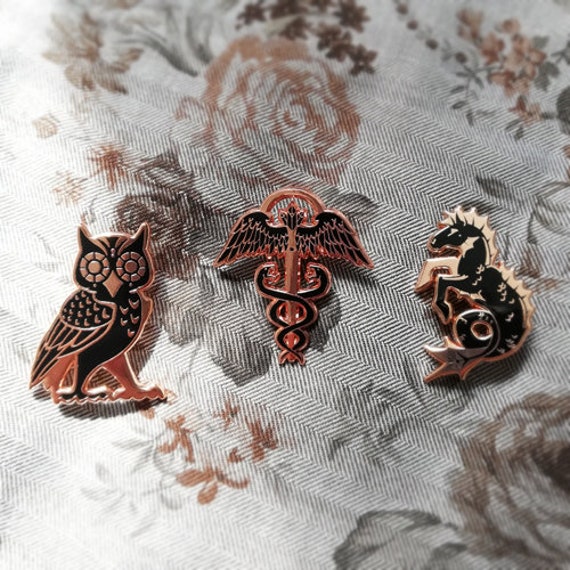 Greek Mythology Hard Enamel Pin - Etsy