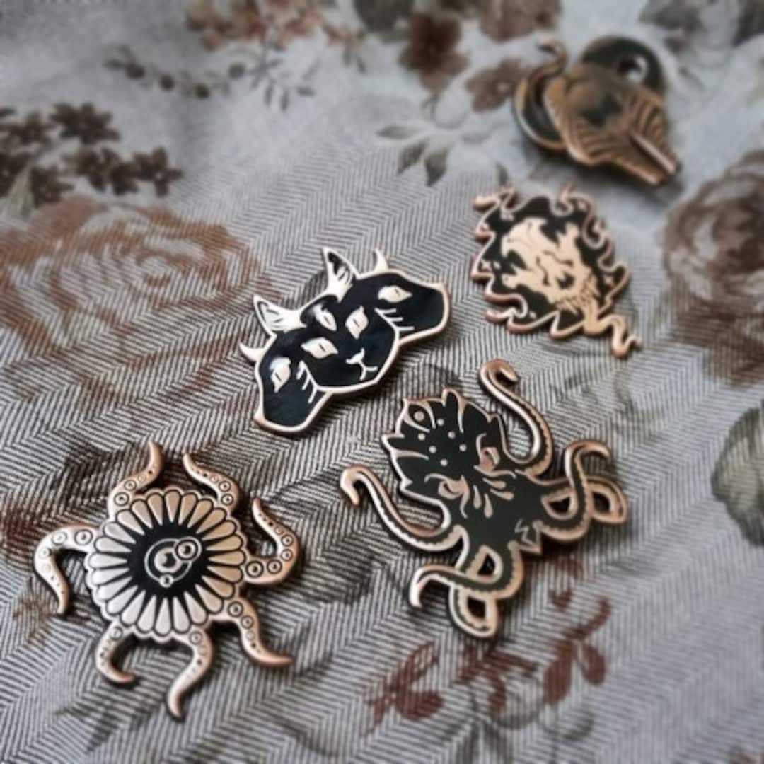 Lovecraft - Hard Enamel Pins - Etsy