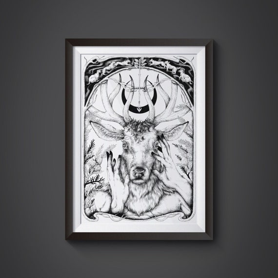 Medium Acteon Ovid's Metamorphoses Art Print - Etsy