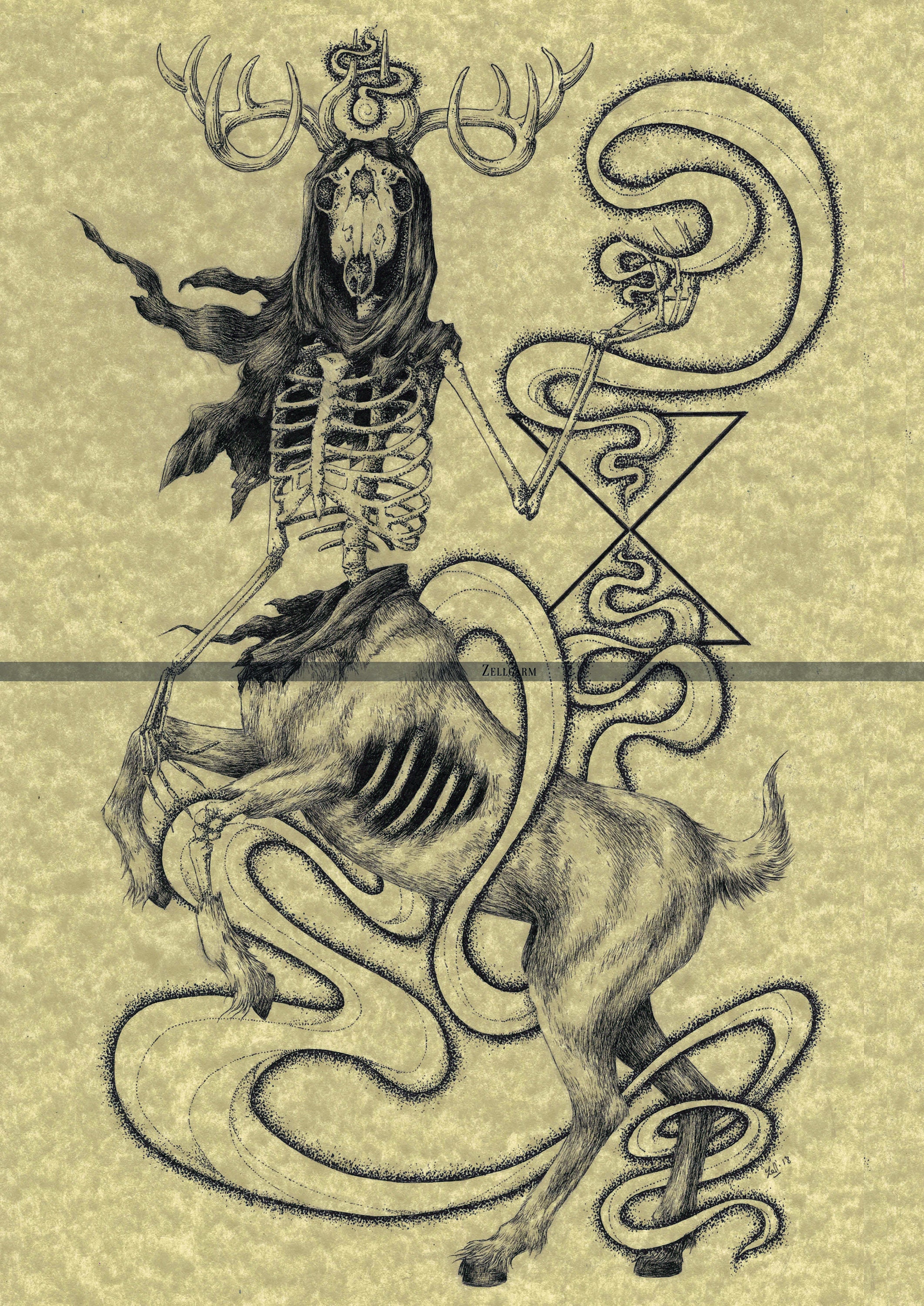 Big Poster Death Apocalypse Art Print - Etsy