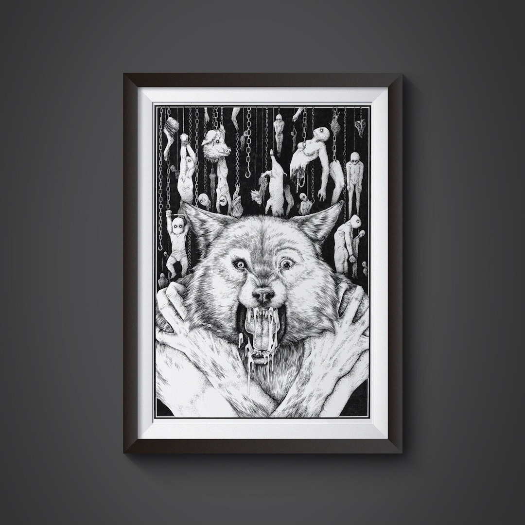 Medium - Lycaon - Ovid's Metamorphoses Art Print - Etsy