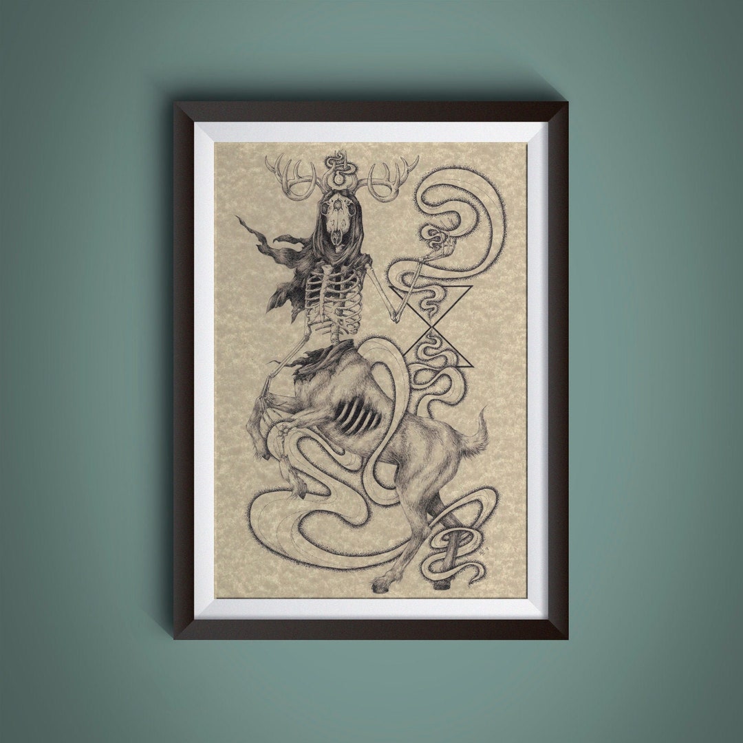 Big Poster Death Apocalypse Art Print - Etsy