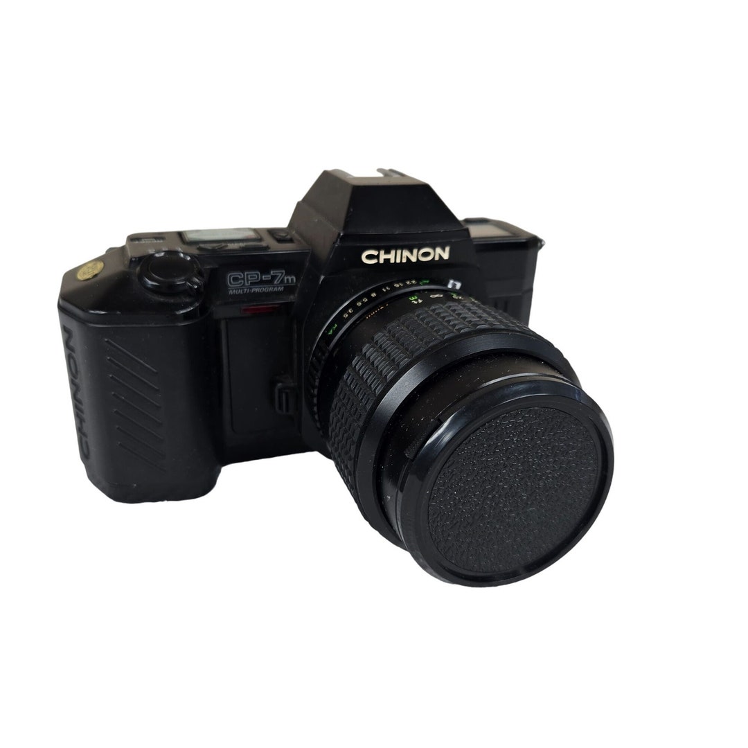 Vintage Chinon Cp-7m 35mm SLR Camera With 35-70mm Lens - Etsy