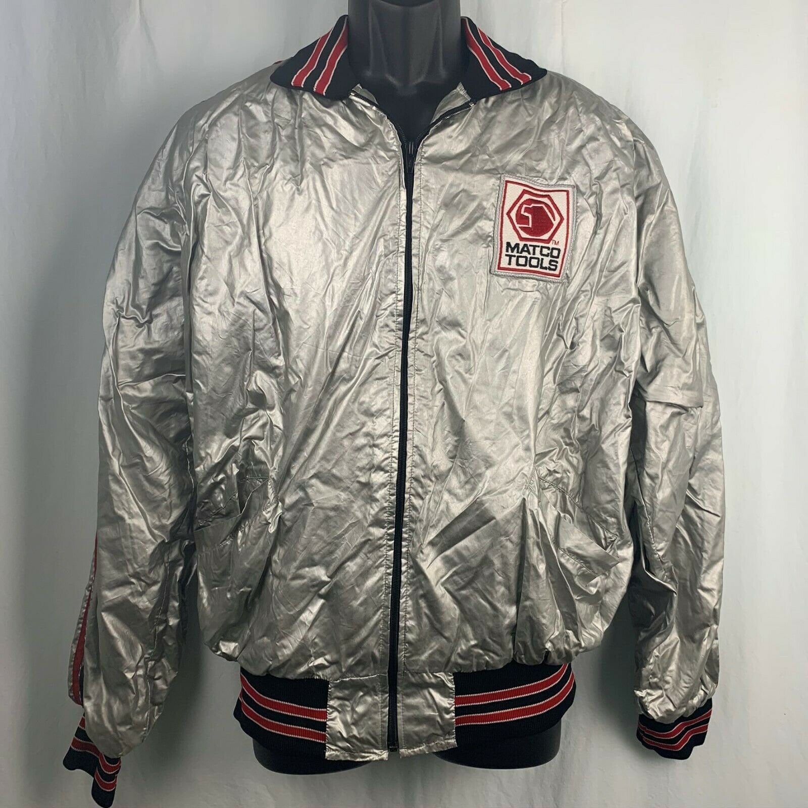Vintage Holloway Matco Tools Jacket XL Silver Windbreaker | Etsy