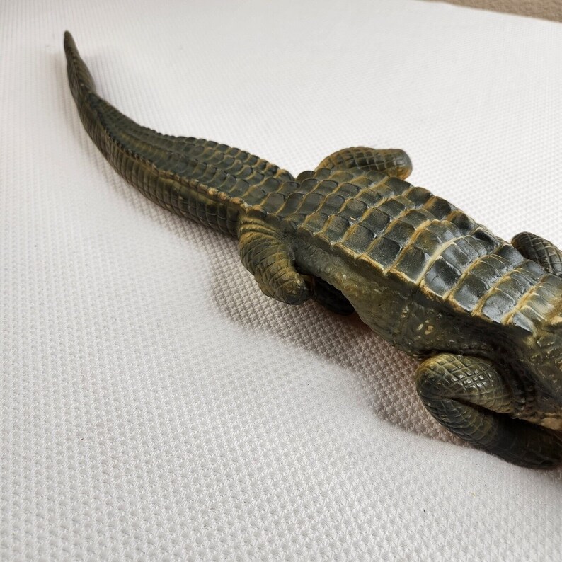Vintage Rubber Alligator Realistic Toy 27 - Etsy