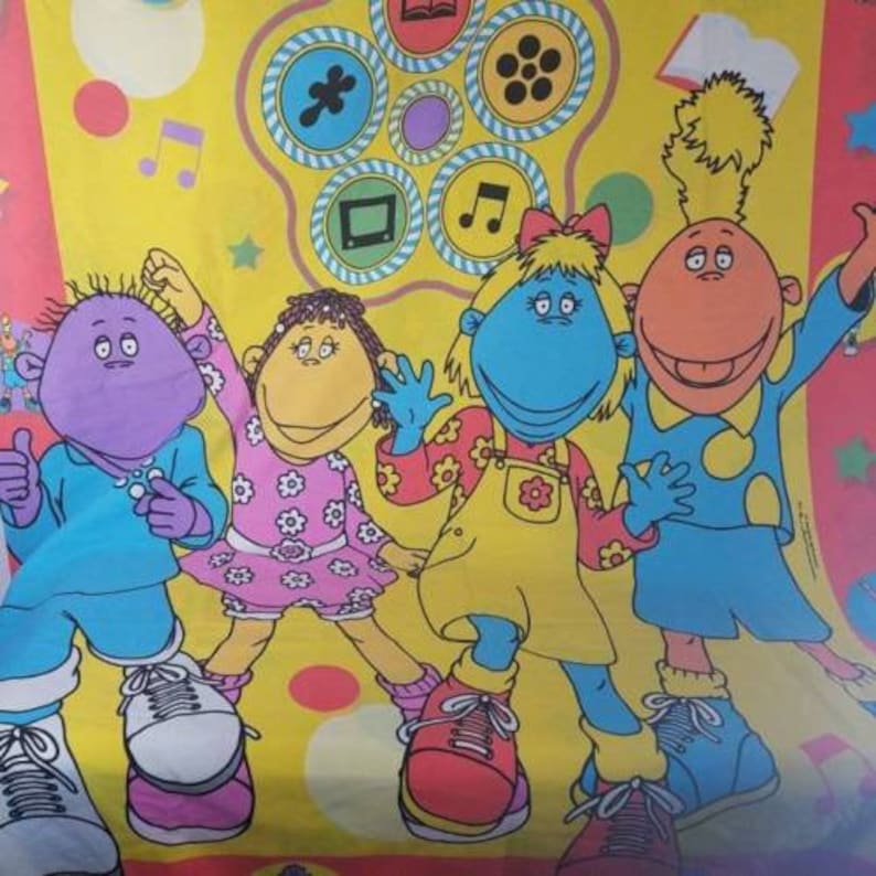 1998 Tweenies BBC Duvet Comforter Cover Bell Milo Fizz Jake - Etsy