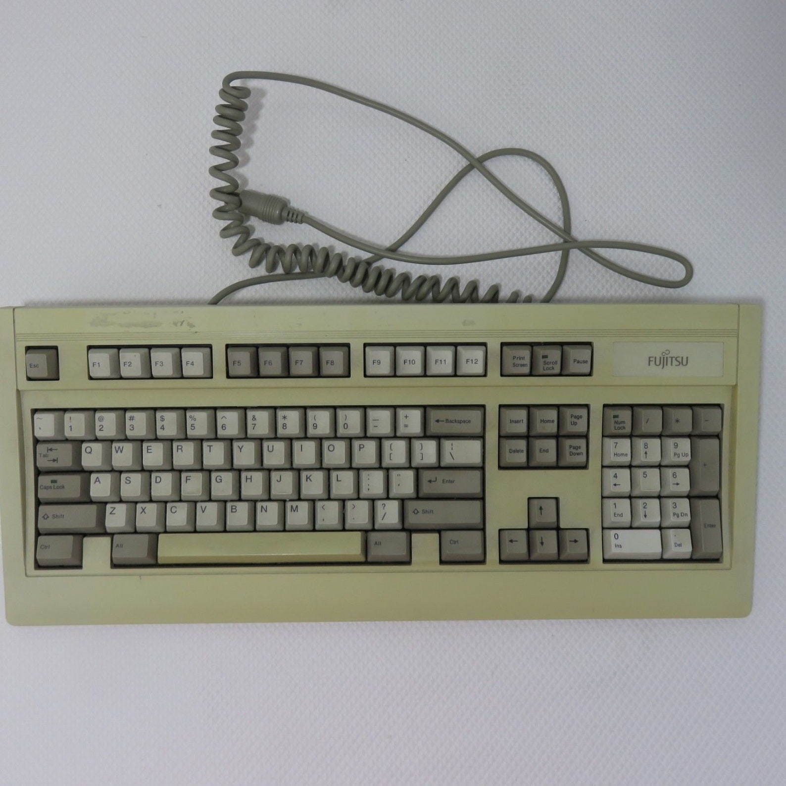 Vintage Fujitsu Keyboard FKB4700 Mechanical Clicky Keyboard | Etsy