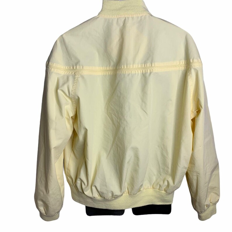 Vintage Arnie Arnold Palmer Jacket XLT Yellow Golf Harrington Zip ...