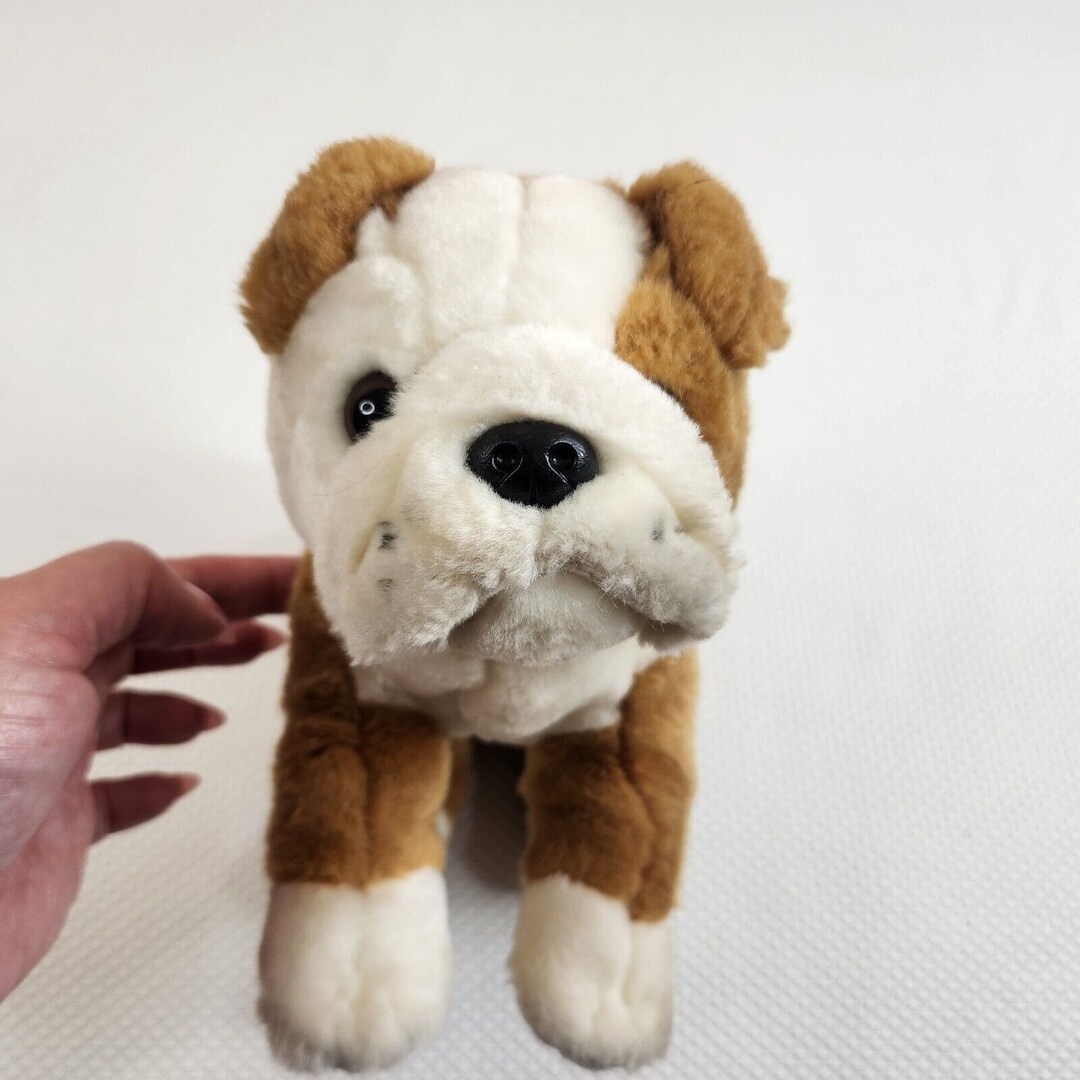 Vintage 2000s Animal Alley Plush Bulldog Puppy Dog Stuffed Toys R Us 11 ...