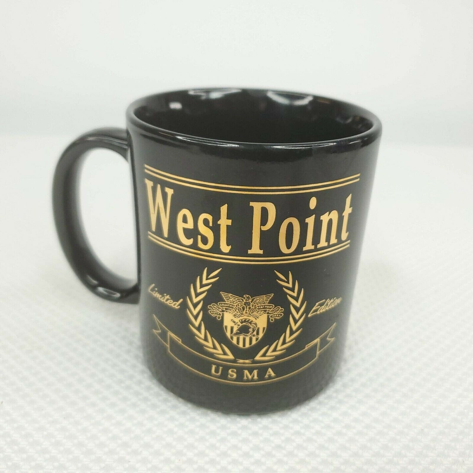 Drink & Barware West Point Military Academy Vintage Black Mug Cup Gold ...
