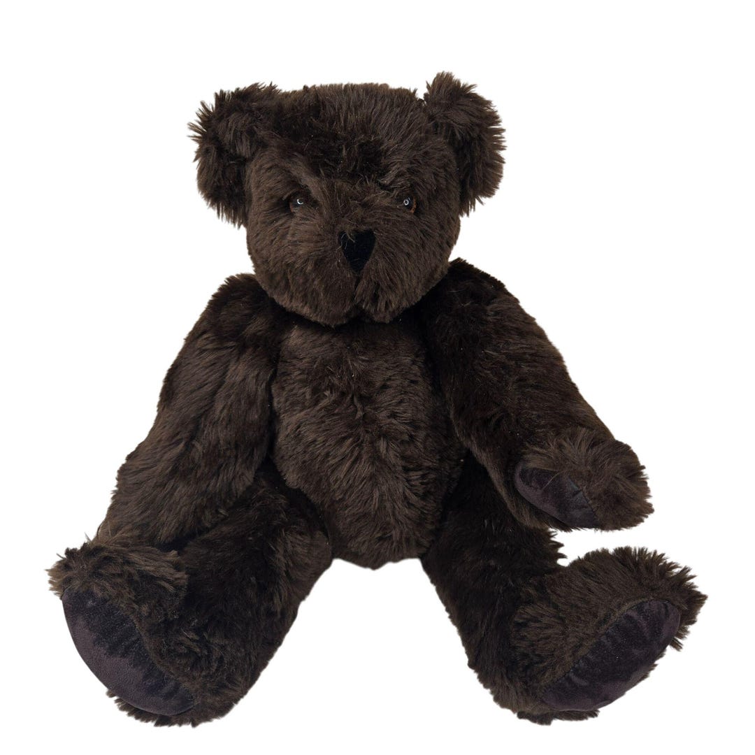 Vintage Vermont Teddy Bear Plush Soft Brown Stuffed Animal Toy 18" - Etsy