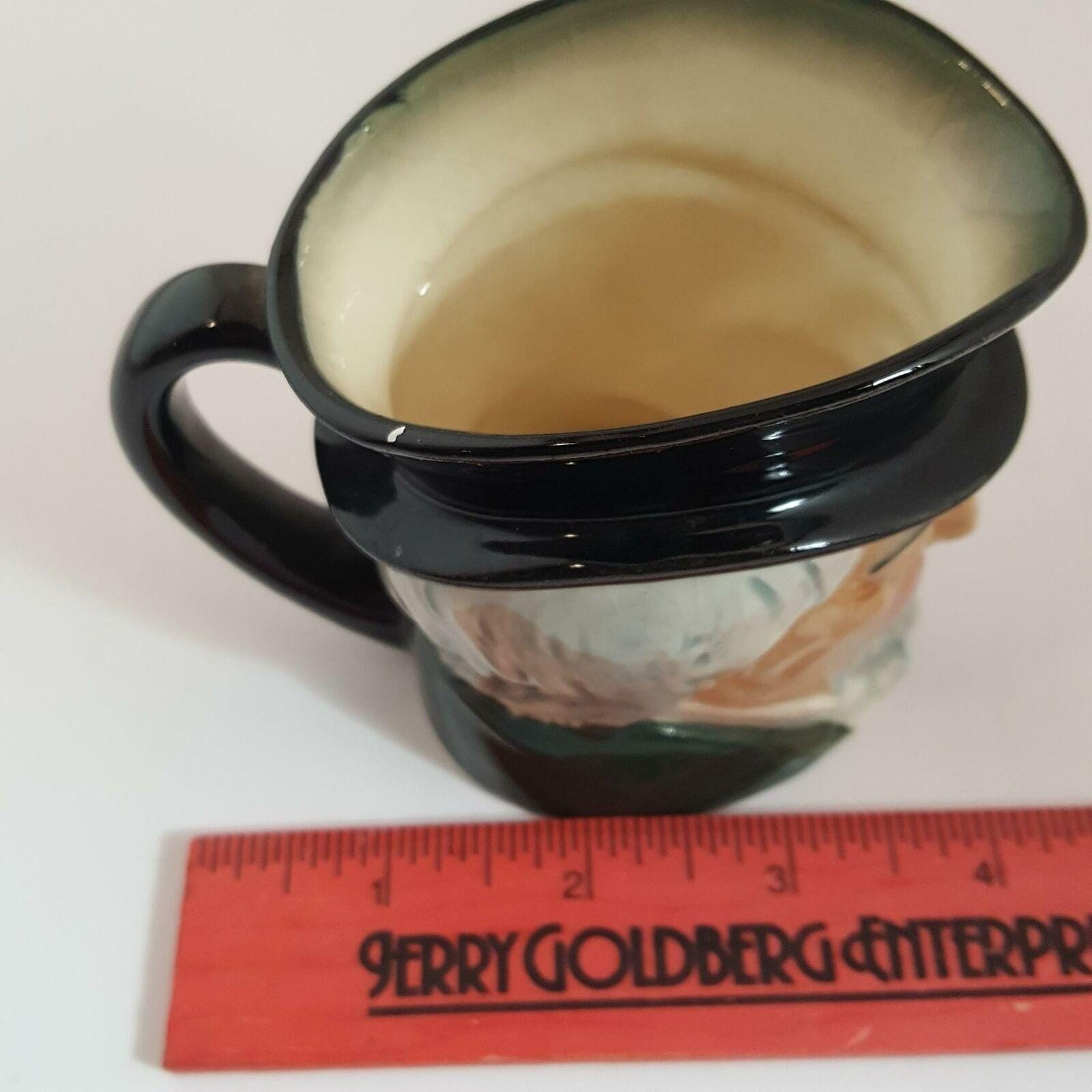 Vintage Uncle Sam Japan Marutomoware Creamer Cup 3.5" Black Toby Mug ...