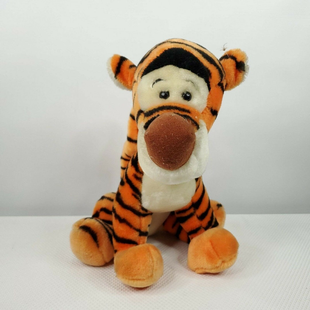 Vintage Walt Disney World Plush Tigger Mohair 14" Stuffed Animal - Etsy