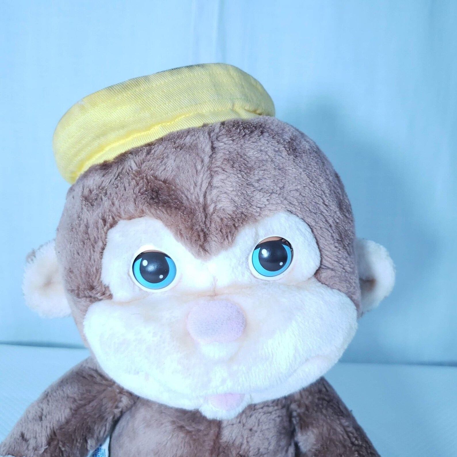 Hasbro Softies 1986 Vintage Googlies Monkey 10 Plush Stuffed Animal Toy ...