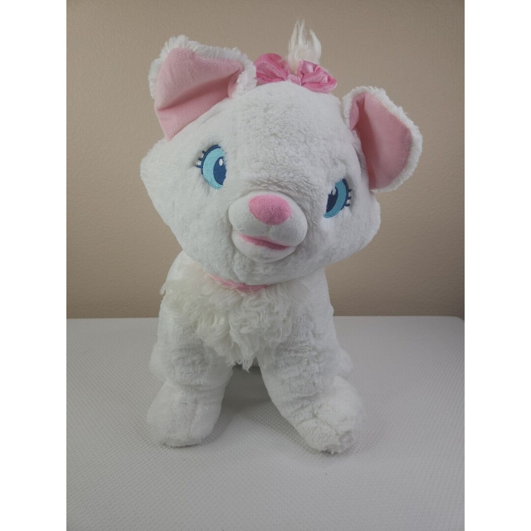 Disney Parks Marie Large Plush Aristocats White Cat Pink Bow 18 Tall - Etsy