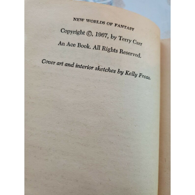 Terry Carr New Worlds of Fantasy Zelazny Ballard Disch Sci Fi - Etsy