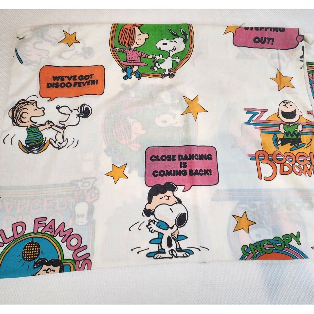 Vintage 70s PEANUTS Charlie Brown Snoopy Stepping Out Disco - Etsy