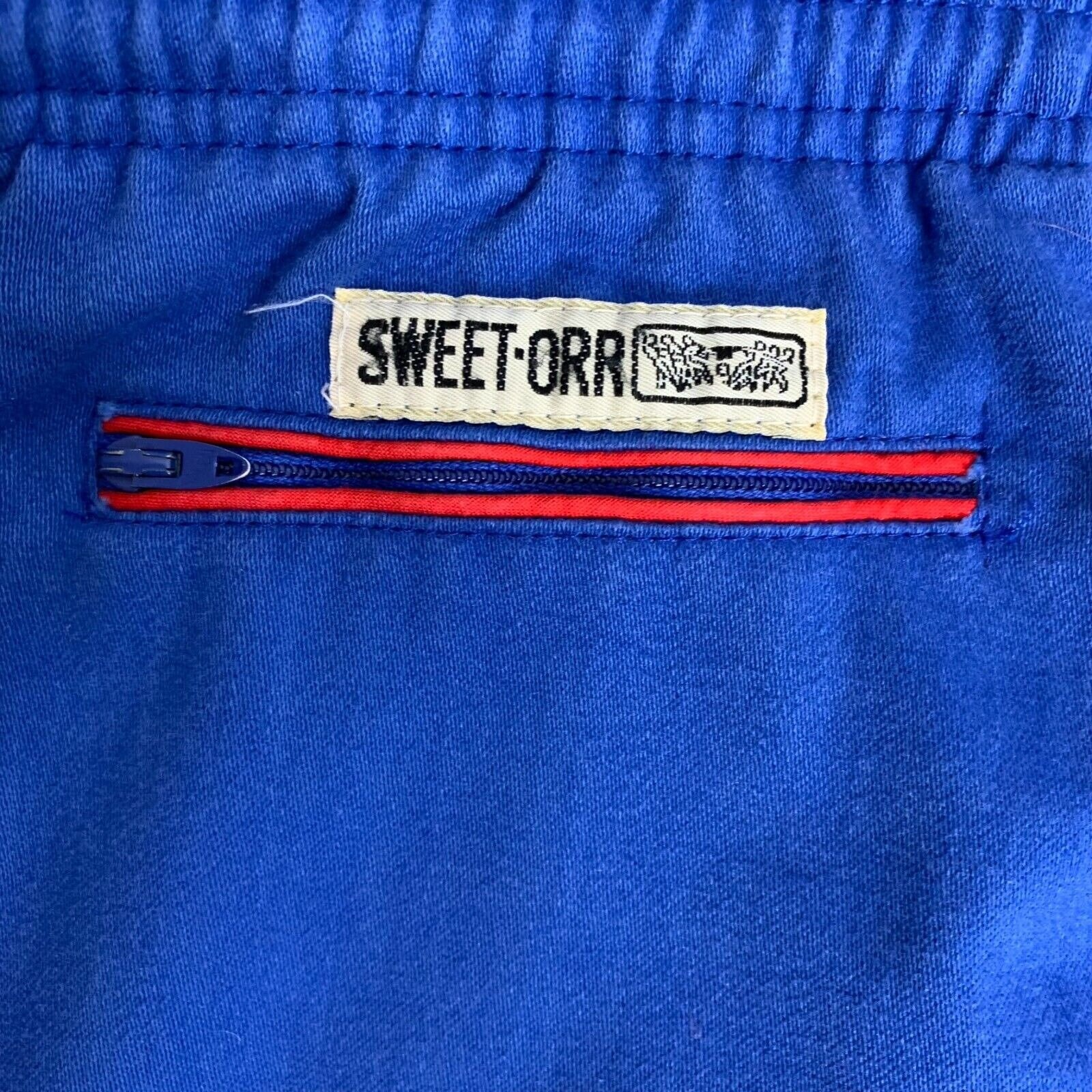 Vintage 70s Sweet Orr Uniform Twill Pants S Blue Drawstring Waist ...