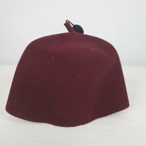 Freemason Kerbela Temple Fez Shriners Mason Vintage Cap Hat With Tassel ...