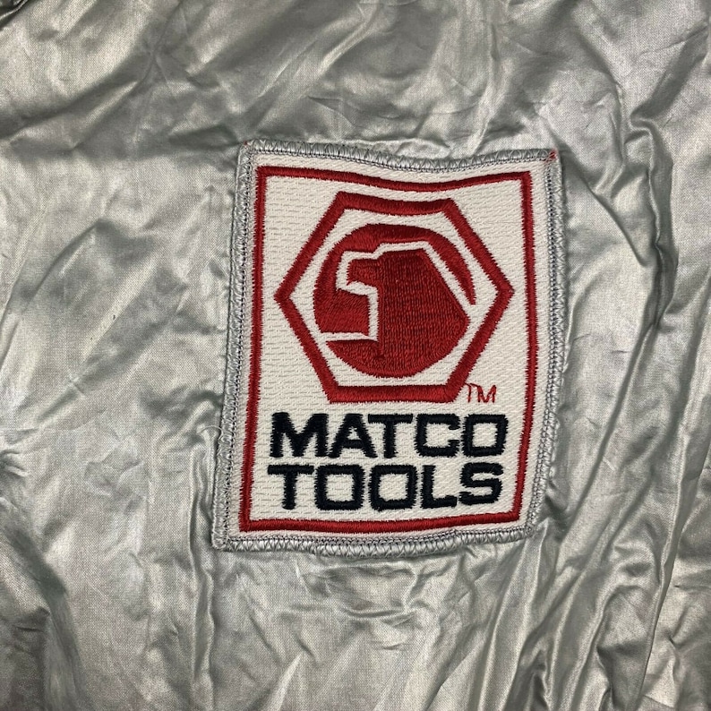 Vintage Holloway Matco Tools Jacket XL Silver Windbreaker - Etsy