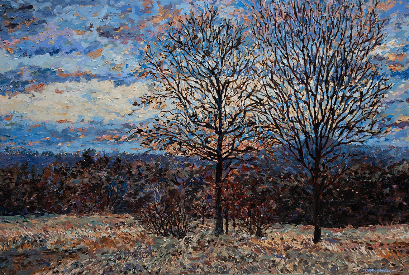 Fragmented Sunsets Print / Abstract Impressionist Landscape / Print ...