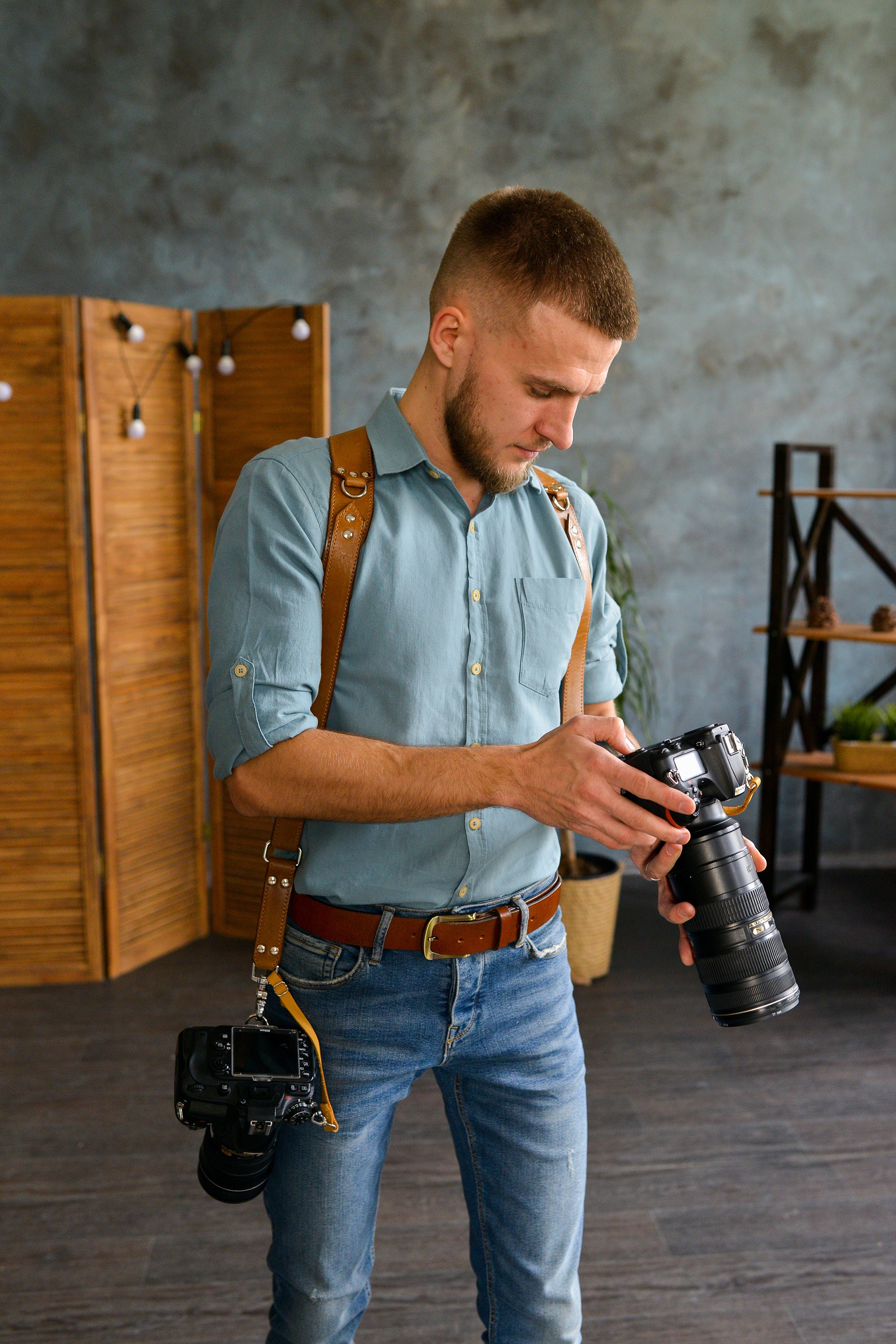 Camera Harness Dual Camera Strap Camera Strap Dual Camera | Etsy