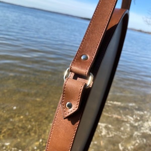 Leather Strapped Mirror, Handmade Leather Mirror, Straps Wall Mirror ...