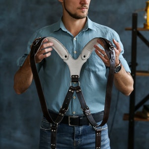Dual Camera Strap, Money Maker, Dual Camera Harness,leather Camera ...